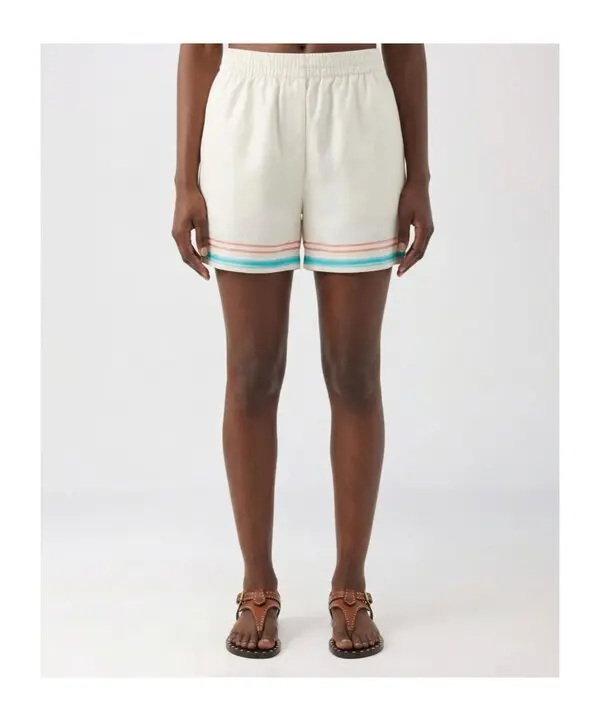Casablanca Dance Joy Logo Trim Shorts