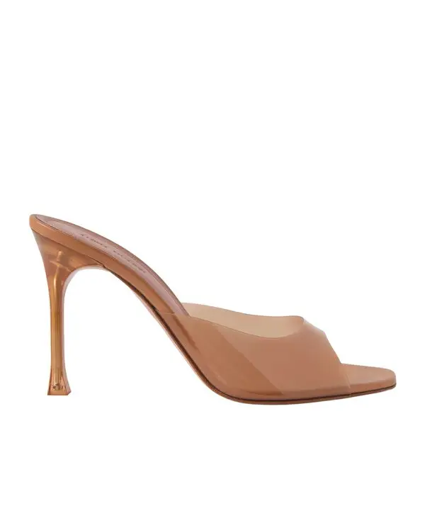Amina Muaddi Alexa Pvc Mules