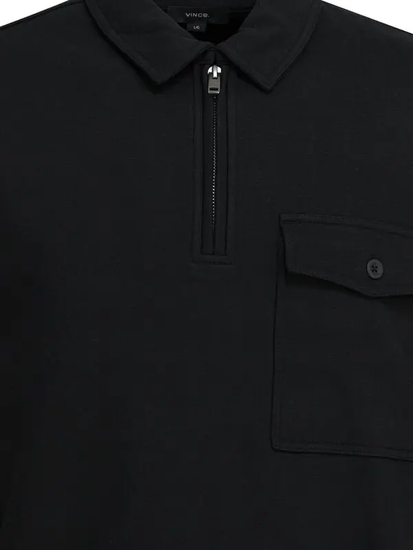 Vince Zip-pocket Polo Shirt