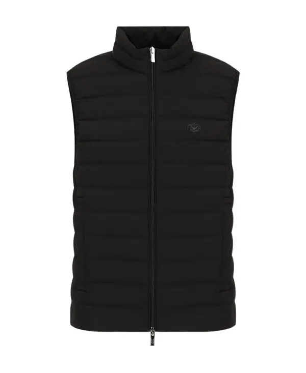 Emporio Armani Quilted Vest - Black