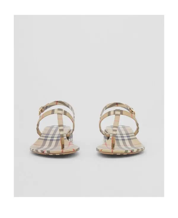 Burberry Vintage Check Flat Sandals