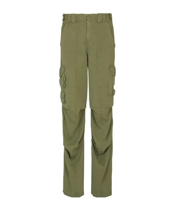 Balmain Stamp Cargo Pants - Green