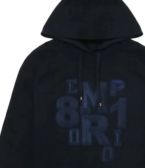 Emporio Armani Embroidered Logo Hoodie