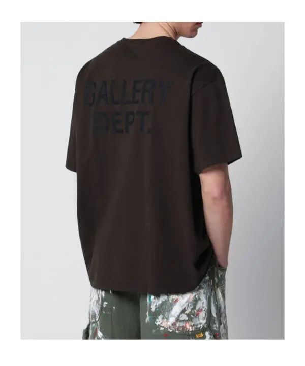 GALLERY DEPT. Graphite T-shirt With Logo Print