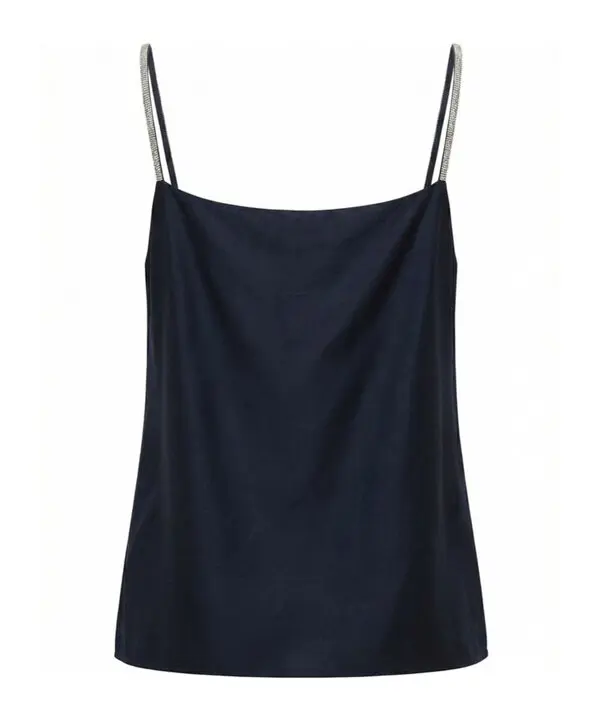 Peserico Embellished V-neck Sleeveless Top