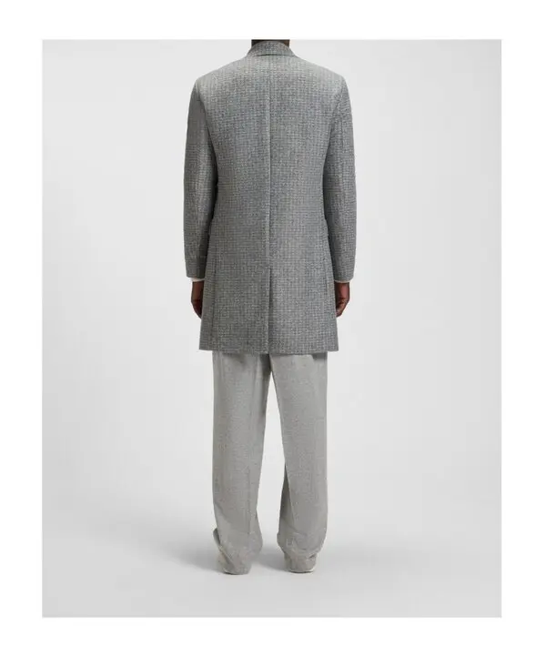 Hugo Boss Detachable Inner Coat - Gray Pattern
