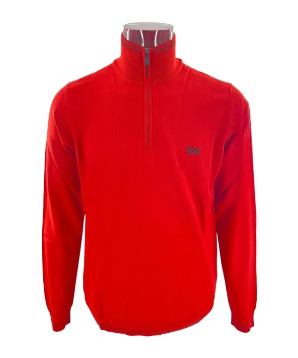 Hugo Boss Zip-up Long Sleeve Sweater