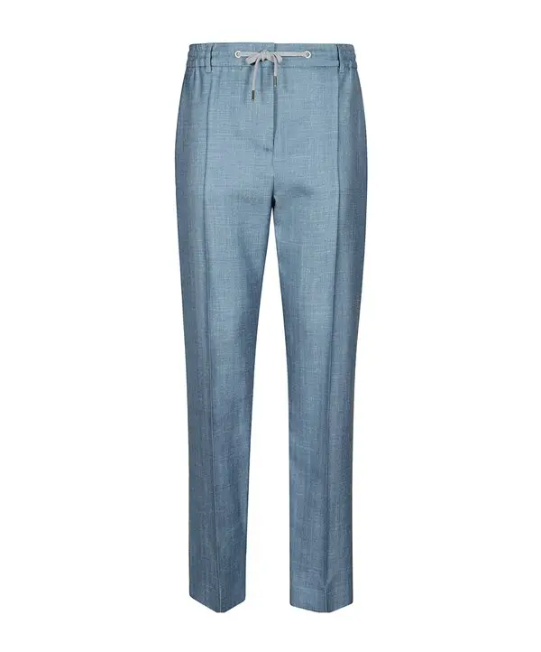 Eleventy Drawstring Casual Pants - Blue