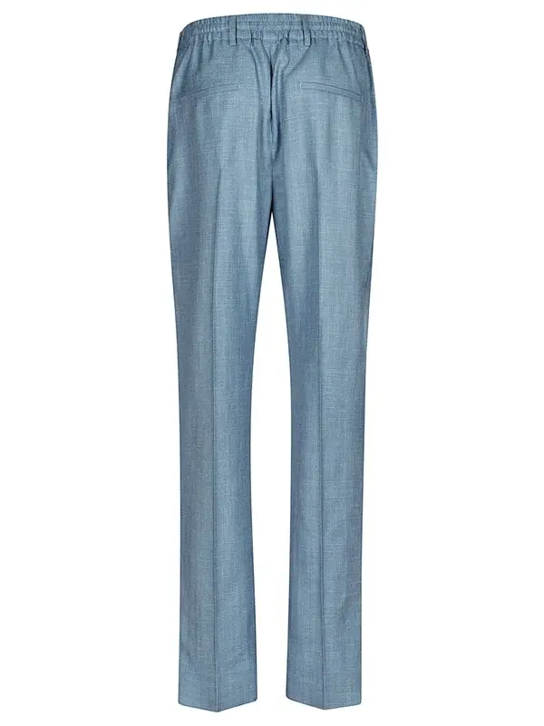 Eleventy Drawstring Casual Pants - Blue