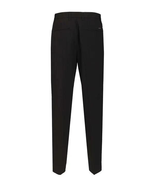 Emporio Armani Seersucker Tailored Pants