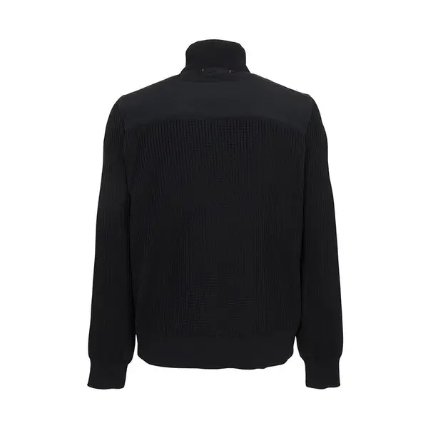PARAJUMPERS Long-sleeved Casual Jacket With Stand-up Collar And Zipper Closure - Black