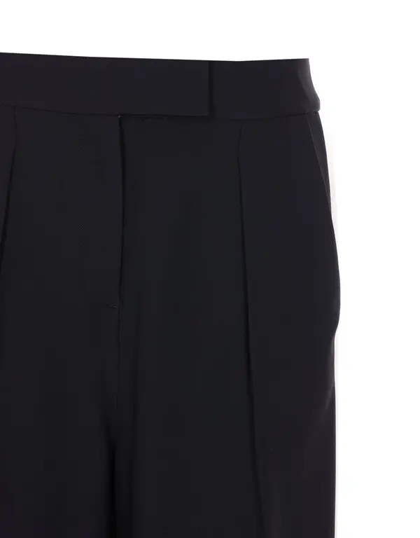 Patrizia Pepe Wide-leg Pants With Side Stripe Detail