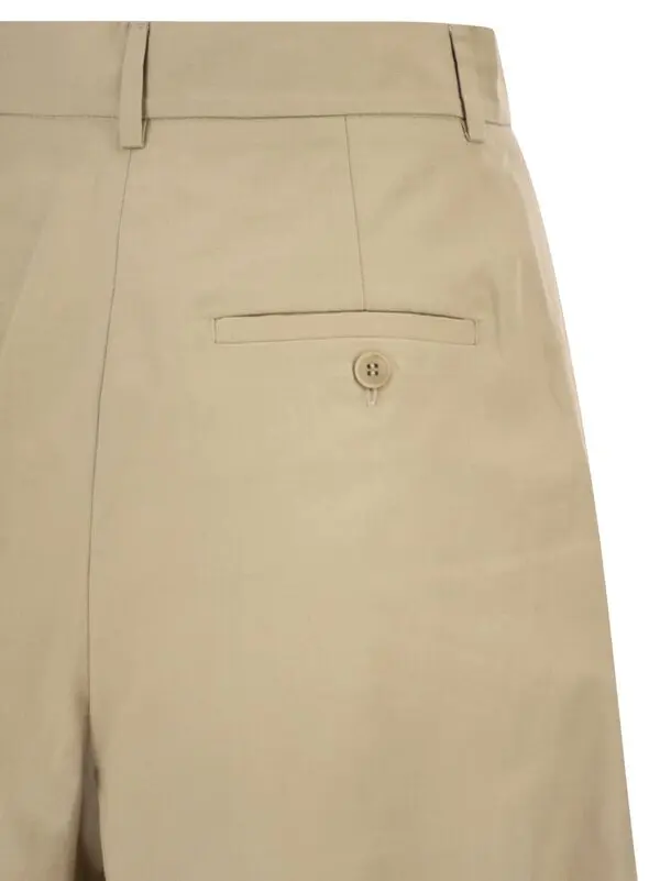 Max Mara Cuba Pleated Bermuda Shorts
