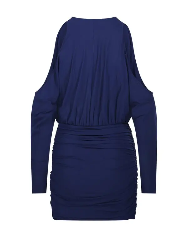 AMAZUIN Oliusa Draped Cut-out Mini Dress