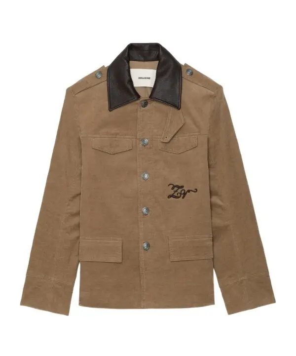 Zadig&Voltaire Veram Corduroy Embroidered Jacket