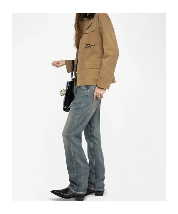 Zadig&Voltaire Veram Corduroy Embroidered Jacket