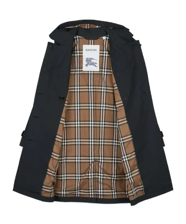 Burberry Telford Hooded Windbreaker - Black