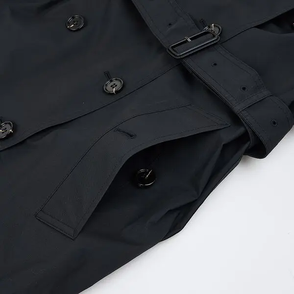 Burberry Telford Hooded Windbreaker - Black