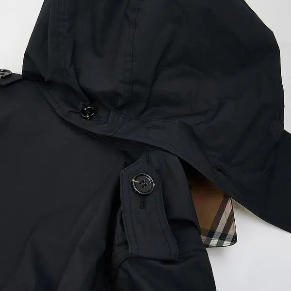 Burberry Telford Hooded Windbreaker - Black