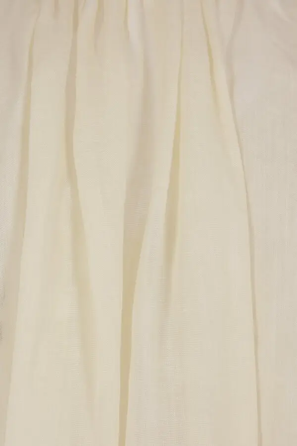 Dries Van Noten Long Sleeve Ruffle Shirt - Ivory
