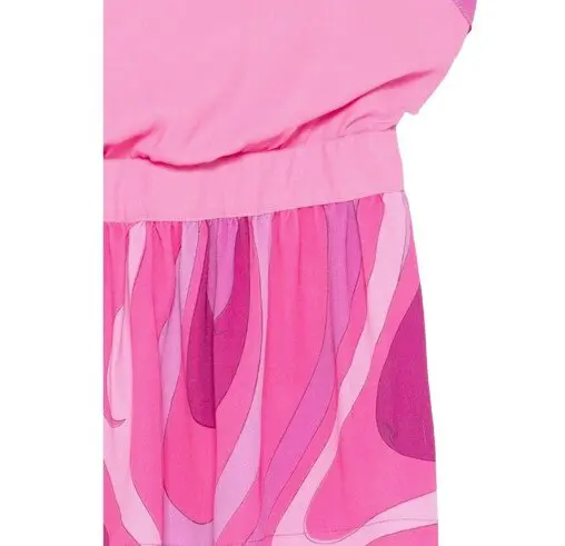 Emilio Pucci Sleeveless Printed Round Neck Dress