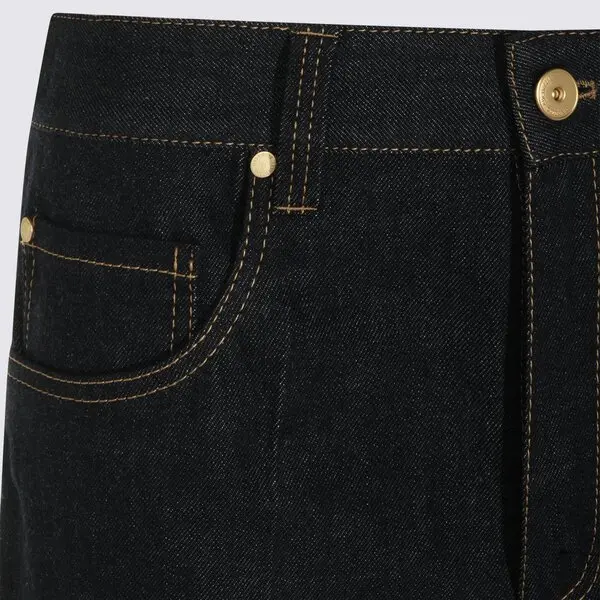 Brunello Cucinelli Denim Shorts With Monili Detail - Black