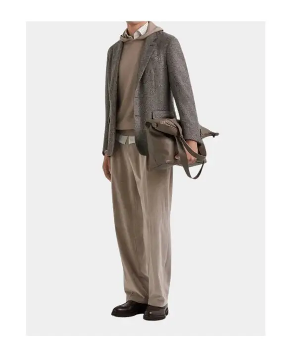 Canali Single-breasted Coat With Notched Lapel