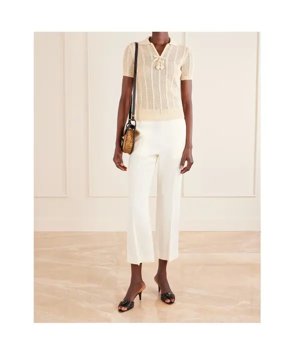 Valentino Garavani Calf Hair Shoulder Bag With Gold Tone Studs