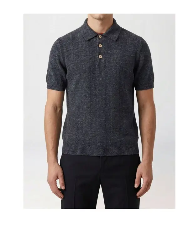 Brunello Cucinelli Knitted Short Sleeve Polo Shirt