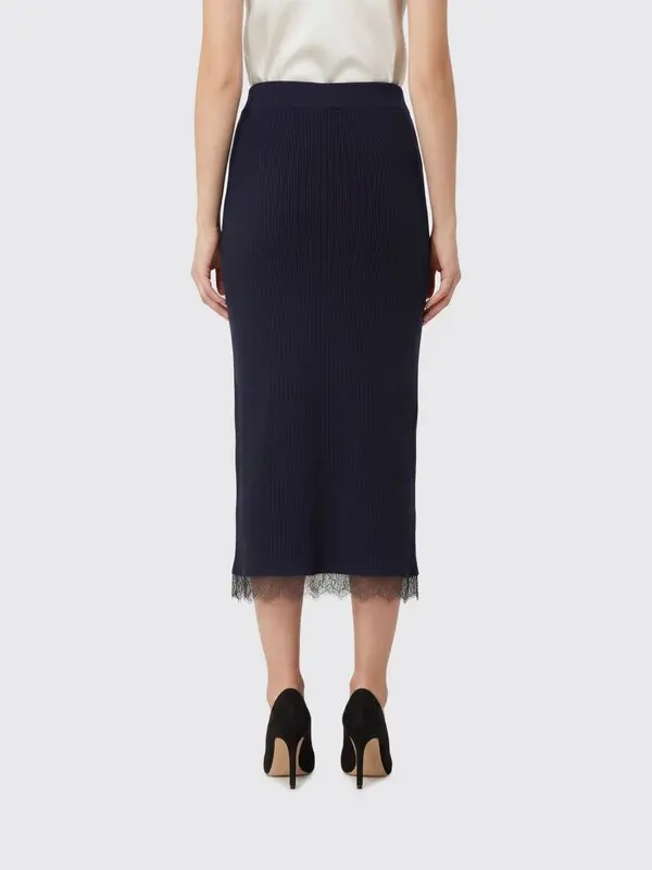 Arch4 Lace Trim Knitted Skirt