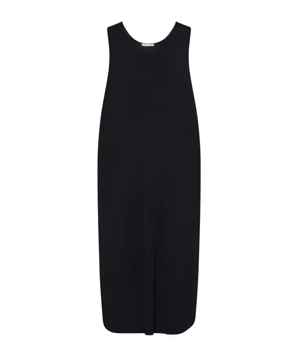 THE ROW Sleeveless Scoop Neck Maxi Dress - Black