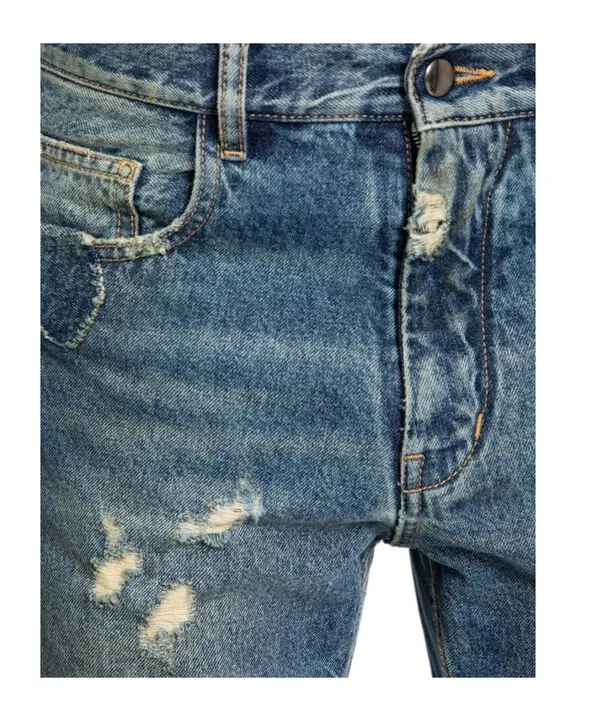 ANN DEMEULEMEESTER Distressed Flared Jeans