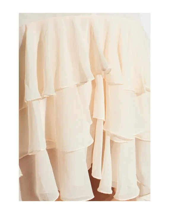 ROTATE BY BIRGER CHRISTENSEN Tiered Ruffle Dress