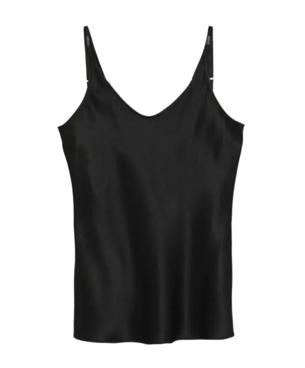Brunello Cucinelli V-neck Tank Top - Black