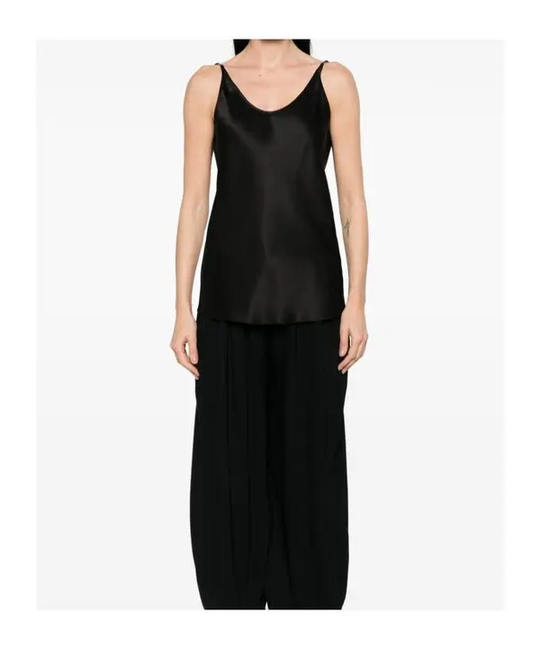 Brunello Cucinelli V-neck Tank Top - Black