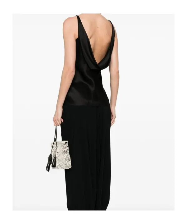 Brunello Cucinelli V-neck Tank Top - Black