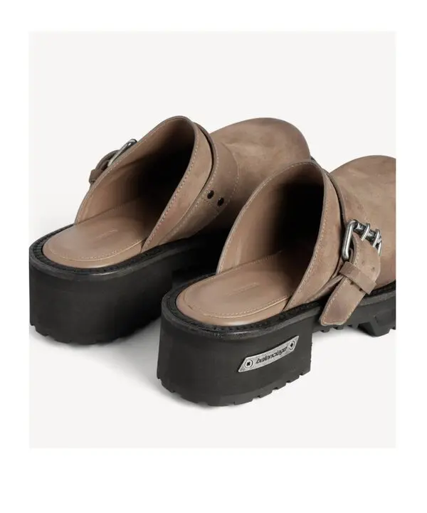 Balenciaga Venom Mules With Worn-out Effect