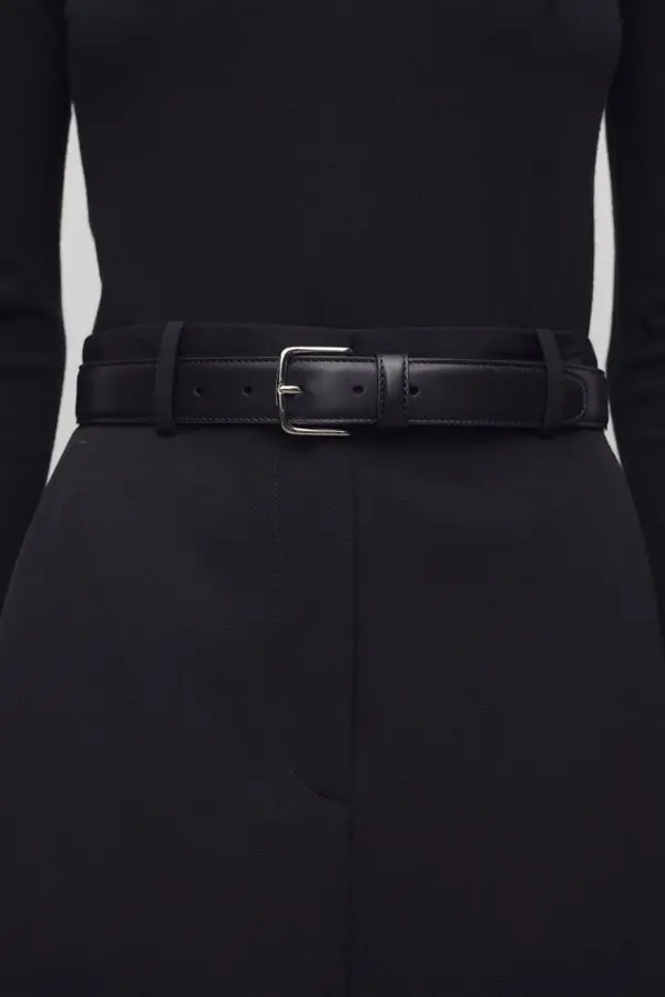 THE ROW Roux Belt-loops Maxi Skirt - Black