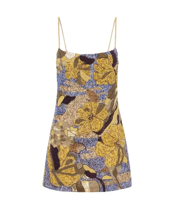 Cult Gaia Embellished Mini Dress - Multicolor