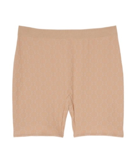 Gucci Gg Jersey Jacquard Shorts - Beige