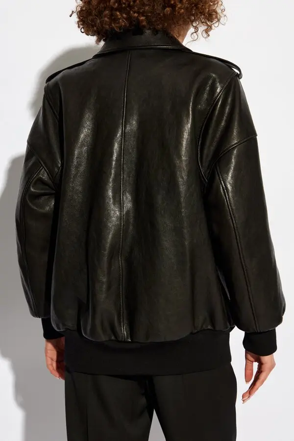 Alexander McQueen Zipped Leather Jacket
