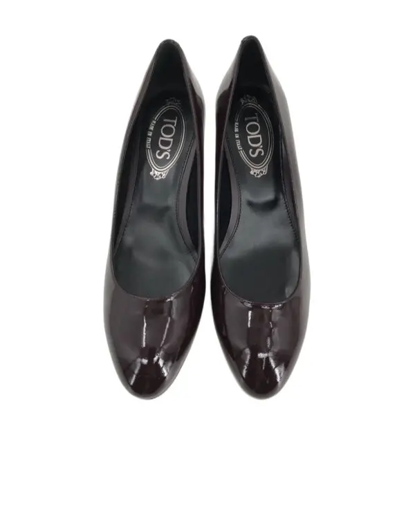 TOD'S Patent Leather Wedge Heels