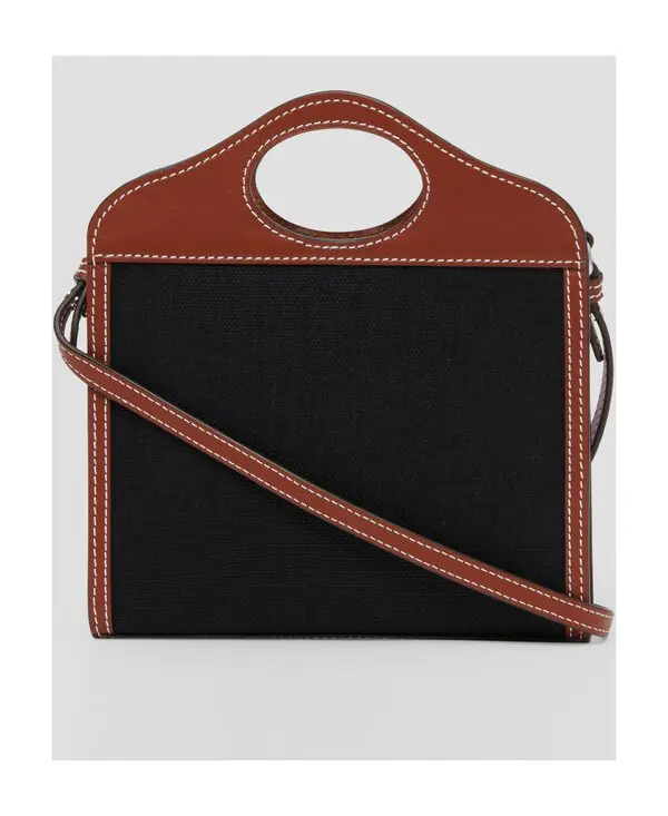 Burberry Logo Printed Panelled Tote Bag