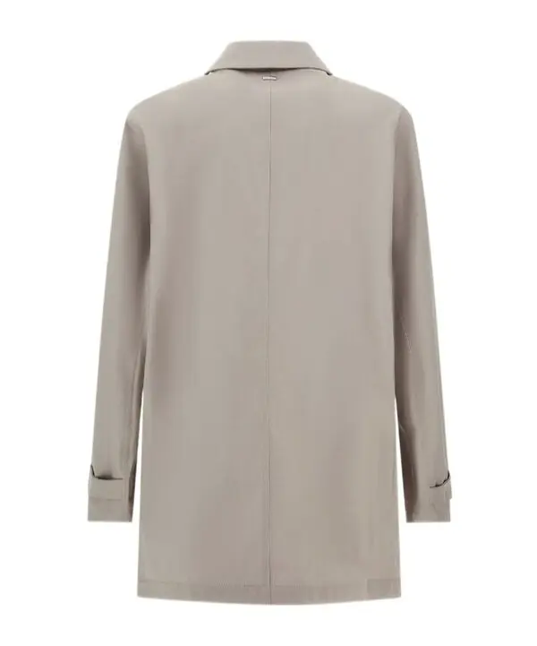 Herno 3-layer Wool Coat - Pearl Grey