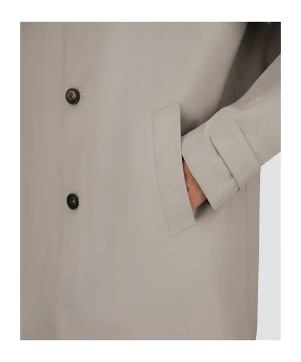 Herno 3-layer Wool Coat - Pearl Grey