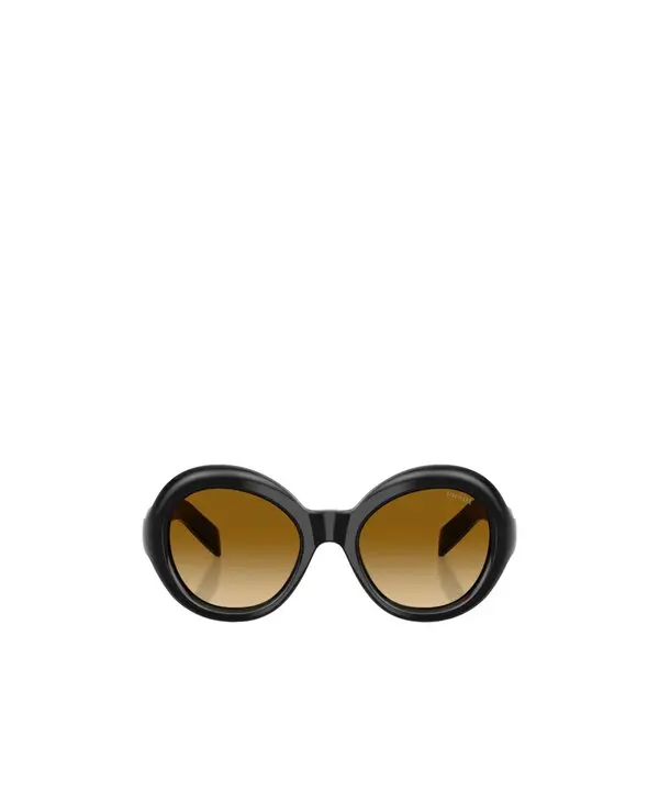 Prada Oversized Round Frame Sunglasses - Multicolor
