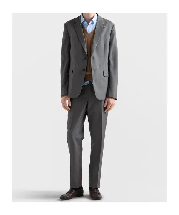 Prada Single-breasted Silk Suit