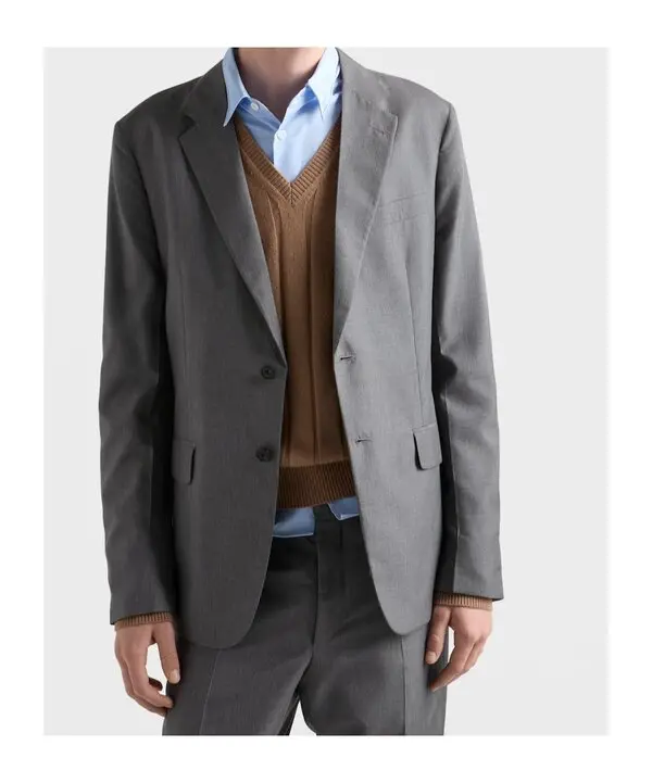 Prada Single-breasted Silk Suit