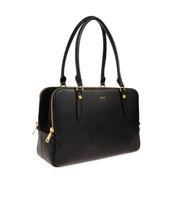 Furla Giulia Large Shoulder Bag - Black