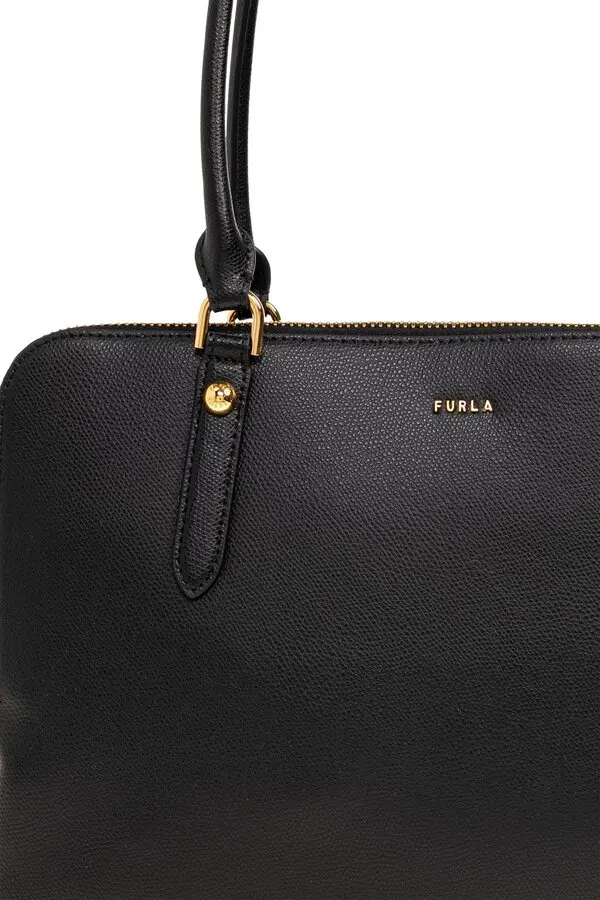 Furla Giulia Large Shoulder Bag - Black